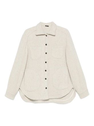 Kiton Hemd mit geknöpfter Tasche - Nude