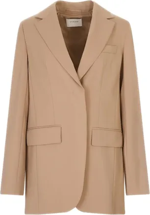Sportmax Femme, Vestes, Brun, Taille: 34 FR Mela Blazer