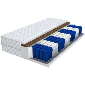 FDM Matratze vida H3 7 Zonen 100x200 Premium Taschenfederkern federkern kokos 17cm
