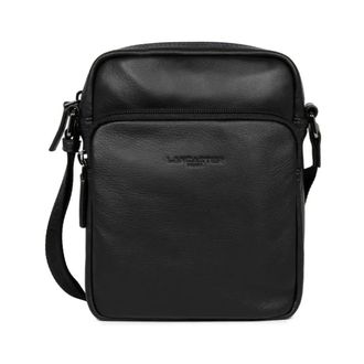 Lancaster Homme, Sacs, Noir, Taille: ONE Size Mini Sacoche Soft Vintage