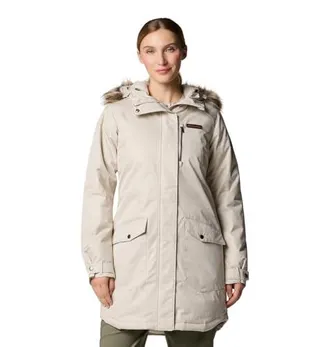 Columbia Suttle Mountain Veste Isolante Longue dhiver, Pierre foncée, L Femme