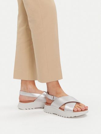 Clarks Sandalen Clarks DashLite Wish 26171951 Silberfarben