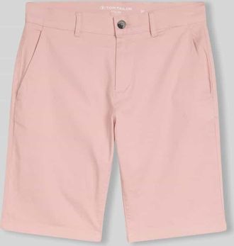 Tom Tailor Slim Fit Chinoshorts aus reiner Baumwolle
