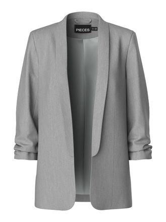Pieces Damen Pcboss Noos 3/4 Blazer, Light Grey Melange,XXL