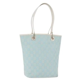 Gucci Pre-owned Vintage GG Canvas Tote Bag - Femme - Pre-owned - Bleu - Taille: ONE Size