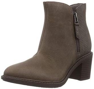 Clarks Scene Zip Bottes mode pour femme, Taupe foncé, 38 EU