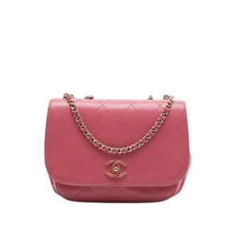 Chanel Pre-owned Vintage Crossbody Bag - - Pre-owned - Damen - Rosa - ONE SIZE