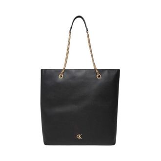Calvin Klein Femme, Sacs, Noir, Taille: ONE Size Chain Strap Tote Bag