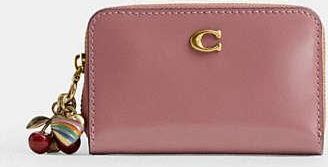Coach Essential Kleines Kartenetui Mit Rundumrei&szlig;verschluss Und Anh&auml;ngern