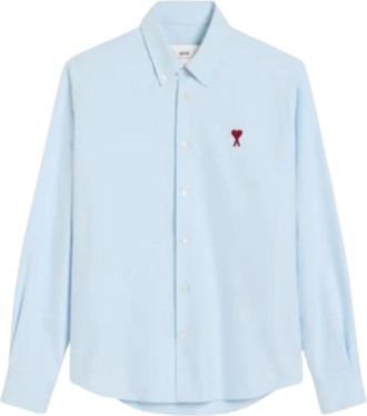 Ami Herren, Shirts, Blau, MGröße