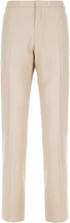Ermenegildo Zegna Homme, Pantalons, Beige, Taille: L Pantalon en Lin Oasi