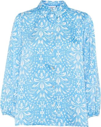 Saint Tropez Blouses & Chemises - Femme - Blouses et Chemises - Bleu - Taille: 38 FR