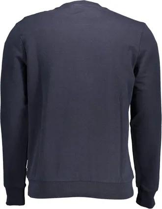 Napapijri Logo-Print Cotton Sweatshirt - Blue