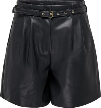 Only Female Shorts in Lederoptik ONLHEIDI Faux Leather Shorts NOOS OTW