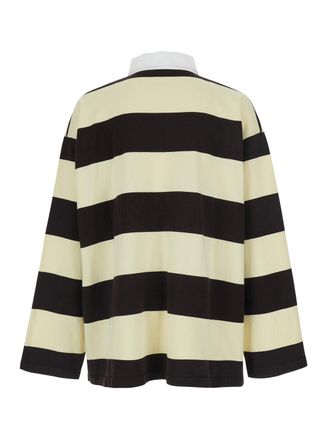 Balenciaga Mens Polo Shirt Brown Cotton T-Shirts And Polos