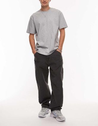 Levi's Workwear Capsule - 568 - Jean droit ample style charpentier - Noir délavé