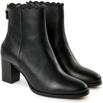 Maison Toufet Toufet House - Leder -Schwarz -Fersenlattendosen - schwarz