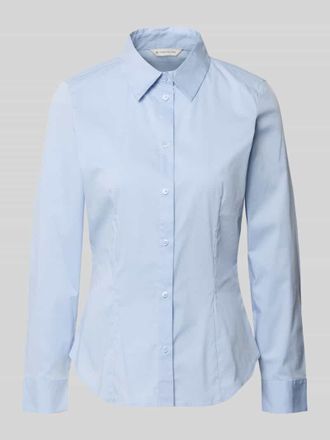 Tom Tailor Regular Fit Langarmbluse aus Baumwoll-Mix