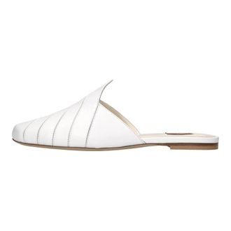 Missoni Maddalena Leder Mules - - Shoes - Damen - Wei&szlig; - 36 EU