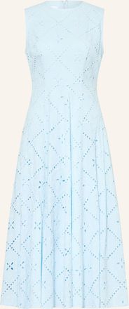 Hobb's Kleid Lexia Aus Lochspitze blau