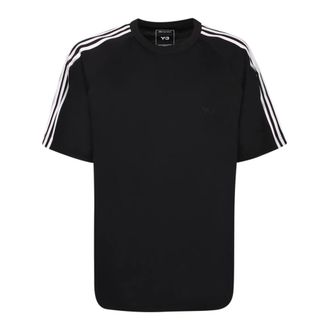 Yohji Yamamoto Kurz&auml;rmeliges T-Shirt - - Tops - Herren - Schwarzk - L