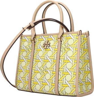 Tory Burch Fabric Tote Bag - Yellow