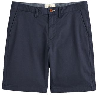 GANT Herren Slim Twill Klassische Shorts, Marine, W32