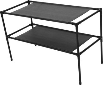 Valiclud Edelstahl Schuhregal Platzsparend Großer Stauraum Schuhablage für Flur Kompakt Vielseitig Einsetzbar Geordnetes Schuhaufbewahrungssystem