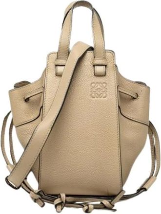 Loewe Pre-owned Mini Hammock Satchel - Femme - Pre-owned - Beige - Taille: ONE Size