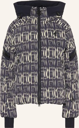 Toni Sailer Toni Sailer Daunen-Skijacke Helena Print blau