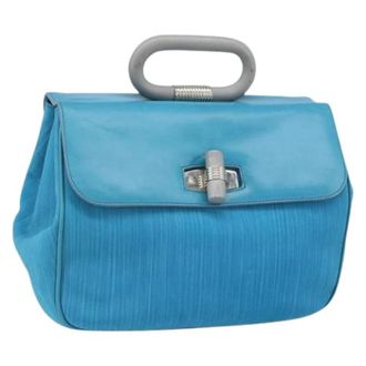 Bally Pre-owned Nylon Handtasche - - Pre-owned - Damen - Blau - ONE SIZE