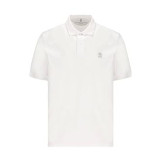 Brunello Cucinelli Homme, Tops, Blanc, Taille: S Brunello Cucinelli T-shirts et polos Blanc