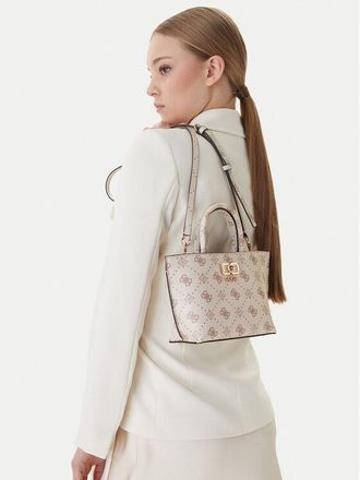 Guess Handtasche Emelie Logo Mini HWGP99 28750 &Eacute;cru