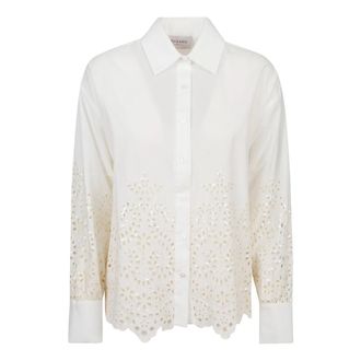 Ermanno Scervino Baumwoll-Musselinhemd - - Blouses & Shirts - Damen - Wei&szlig; - XS