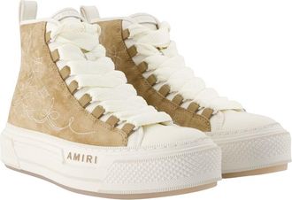 Amiri Western Ma High-Top Sneaker - Beige