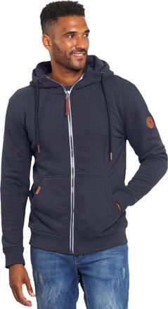 Alessandro Salvarini Herren Sweatjacke (S-3XL) mit Kapuze - Leicht, Atmungsaktiv, Kapuzenpullover mit Rei&szlig;verschluss M&auml;nner - AS-292 Navy XXX-Large