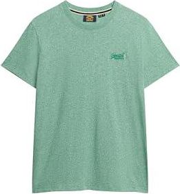 Superdry Vintage Logo EMB Tee T-Shirt, Vert Brillant, XL Homme