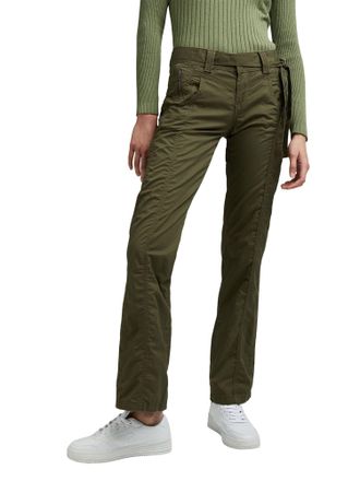 Esprit Damen Hose 031ee1b353, 350/Khaki Green, 30W / 32L