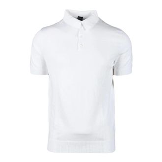 Fedeli Baumwoll-Polo-Shirt - - Tops - Herren - Wei&szlig; - XL