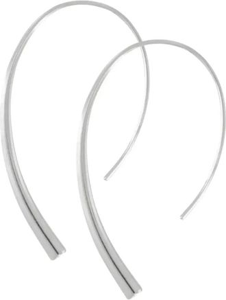 Dansk Copenhagen Silberbeschichtete einfache Creolen - - Accessories - Damen - Grau - ONE SIZE