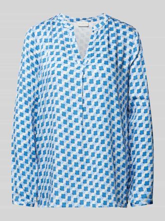 Milano Blusenshirt mit V-Ausschnitt