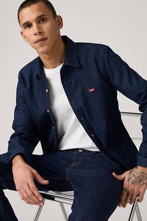Levi's Battery Housemark Slim Fit Shirt - Herren - Blau / Blau
