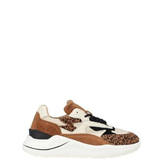 D.A.T.E. Animalier Taupe Modische Sneakers - - Shoes - Damen - Braun - 36 EU