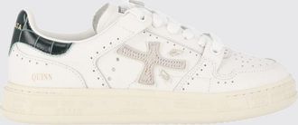 Premiata Quinnd-Sneaker aus Kalbsleder von mit Kontrast-Logo und runder Kappe