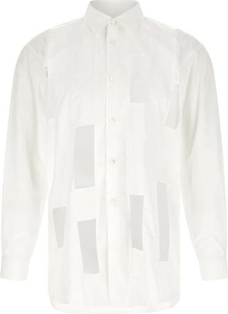 Comme Des Gar&ccedil;ons Homme, Chemises, Blanc, Taille: XL Light Cotton Poplin Shirt