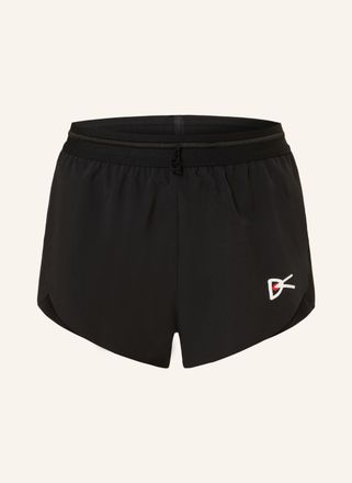 District Vision 2-In-1-Laufshorts schwarz