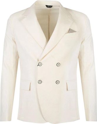 Xagon Man Zweireihiger Blazer - - Jackets - Herren - Beige - L