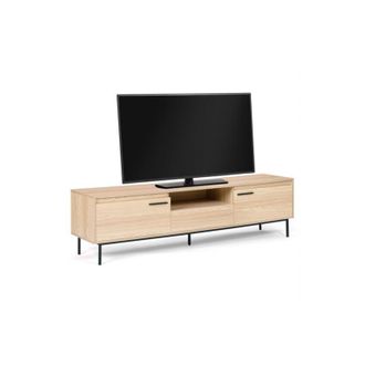 IDMarket Idmarket - TV-M&ouml;bel 180 cm seattle mit Ablagef&auml;chern Industriedesign