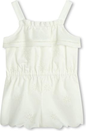 Chlo&eacute; Cotton Jumpsuit - White