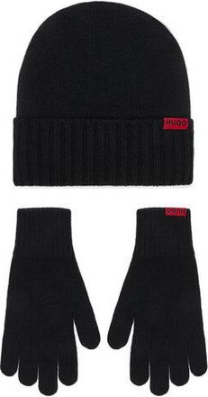 HUGO BOSS Set M&uuml;tze und Handschuhe Xanti 50572144 Schwarz